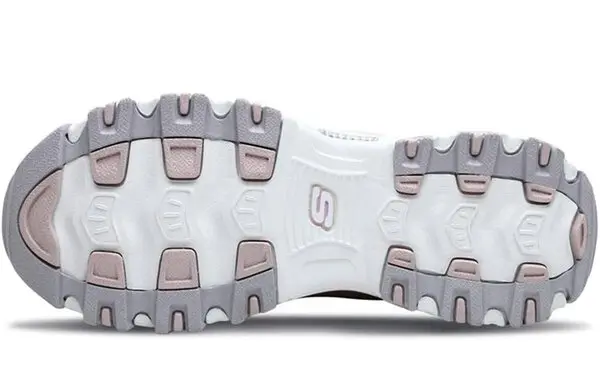 Sketchers D'lites 1.0 Embroidered Sneakers - Light Pink
