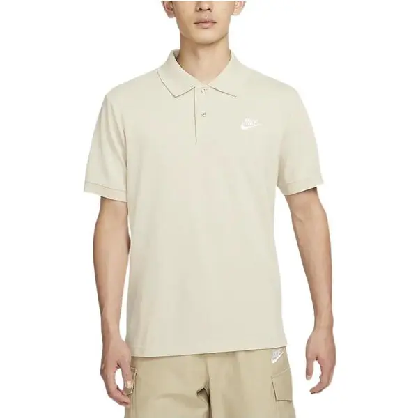 Nike Casual Sports Lapel Short Sleeve Polo Shirt Yellow - Multi-color
