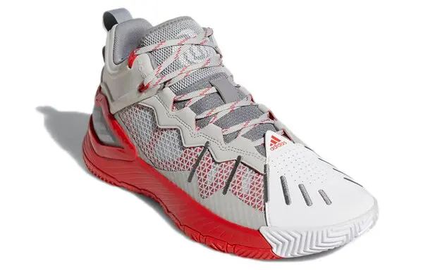 Adidas D Rose Son Of Chi "godspeed" Basketball Sneakers - White/red