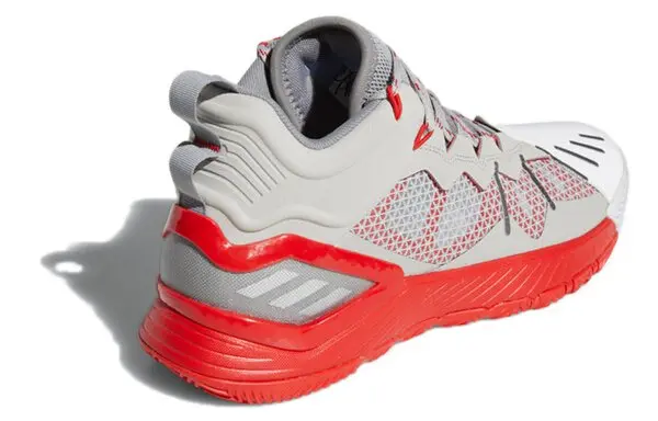 Adidas D Rose Son Of Chi "godspeed" Basketball Sneakers - White/red