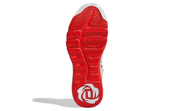 Adidas D Rose Son Of Chi "godspeed" Basketball Sneakers - White/red