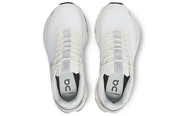 On Cloudnova Form Sneakers - White/eclipse