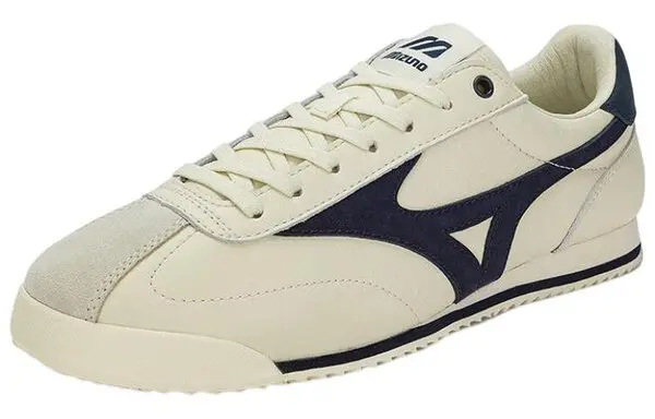 Mizuno Lg 60s Casual Low Top Sneakers - Beige/blue