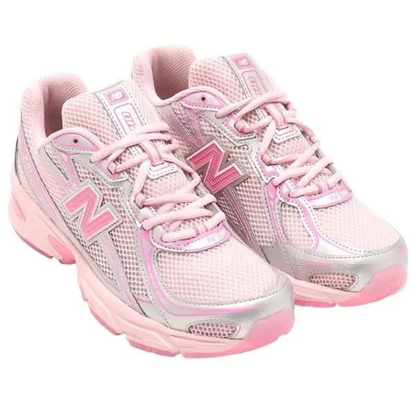 NEW BALANCE X Atmos Pink 740 "vacation" Sneakers - Pink/metallic Silver