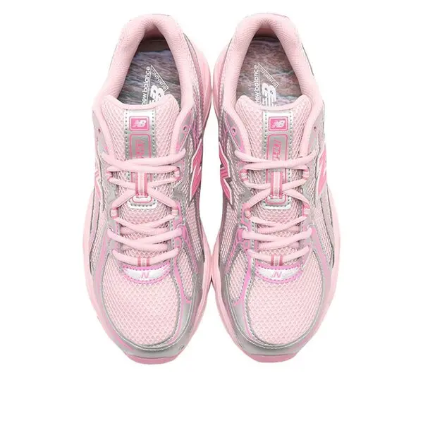 NEW BALANCE X Atmos Pink 740 "vacation" Sneakers - Pink/metallic Silver