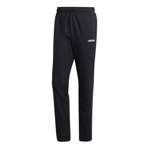 Adidas Knitted Running Casual Sports Long Pants - Black