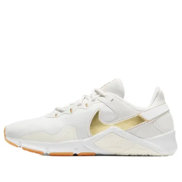 Nike Legend Essential 2 Training Shoes - White/gold