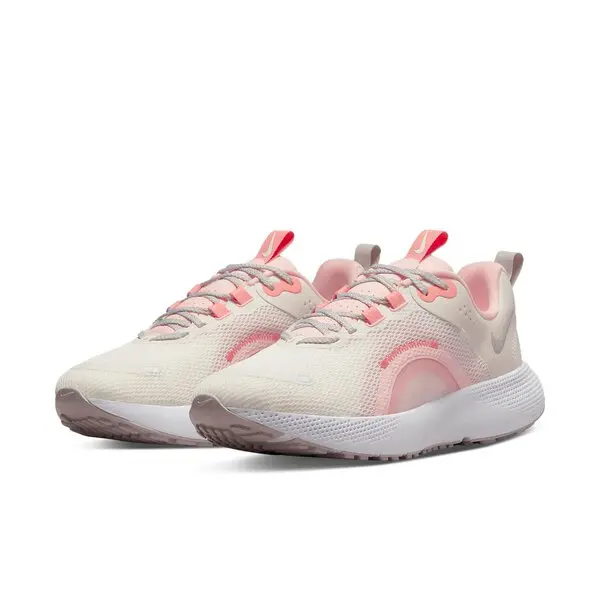 Nike React Escape Run 2 Athletic Sneakers - Cream/pink