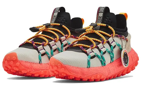 Under Armour Hovr Summit Fat Tire "black History Month" Sneakers - Stone/black/orange