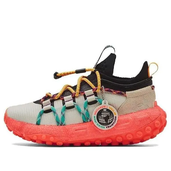 Under Armour Hovr Summit Fat Tire "black History Month" Sneakers - Stone/black/orange