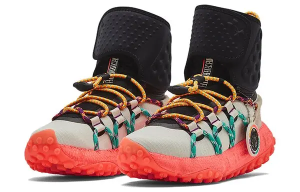 Under Armour Hovr Summit Fat Tire "black History Month" Sneakers - Stone/black/orange