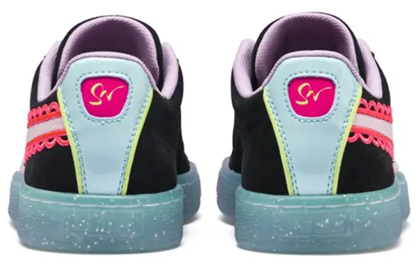 PUMA Sophia Webster X Suede "black Fiery Coral" Sneakers