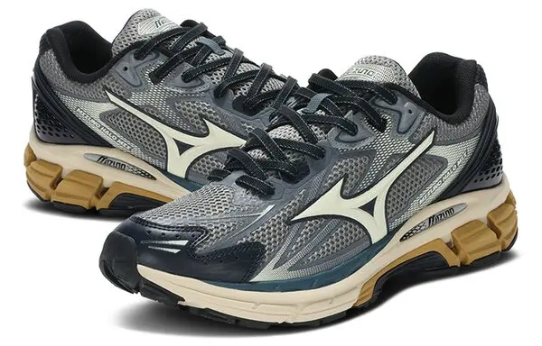 Mizuno Halo Mix Sneakers - Dark Grey/tan