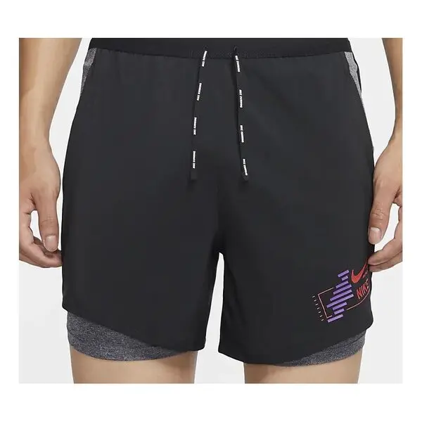 Nike Flex Stride Future Fast 2-in-1 Running Shorts - Black
