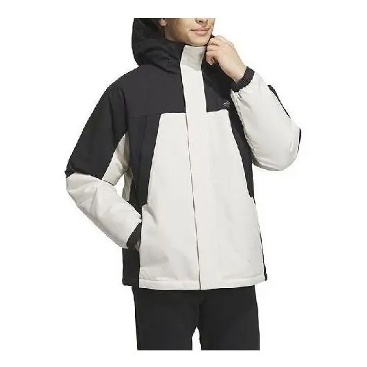 Adidas Down Parka Jacket - White/black
