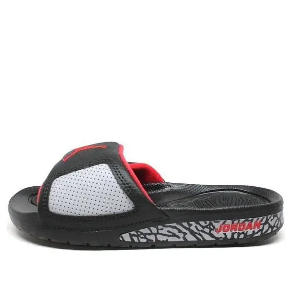 JORDAN Hydro Iii Retro Slides - Black/red