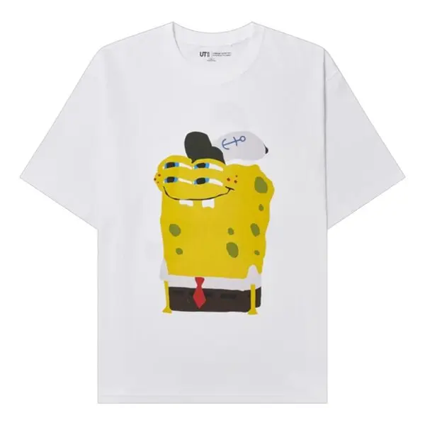 Uniqlo X Cactus Plant Flea Market Spongebob Squarepants Ut Graphic T-shirt - White