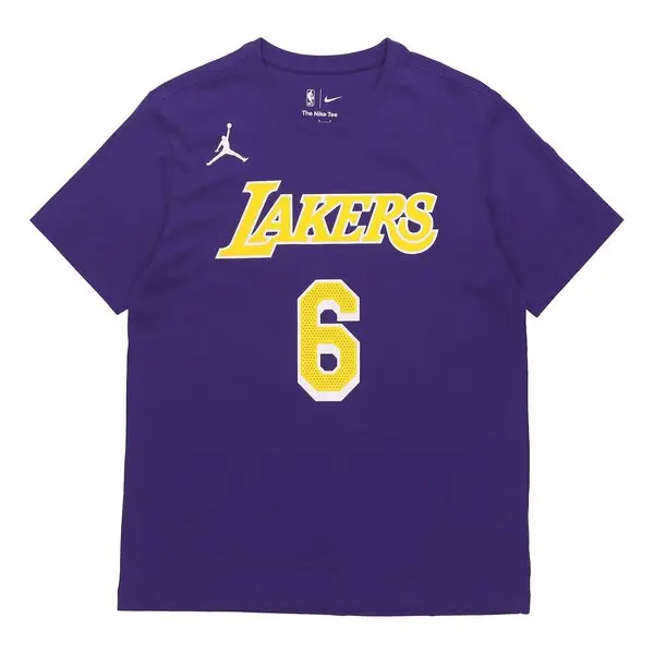 JORDAN Los Angeles Lakers "james 6" Short Sleeve Tee - Default Color