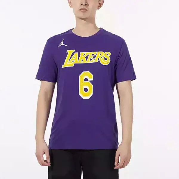 JORDAN Los Angeles Lakers "james 6" Short Sleeve Tee - Default Color