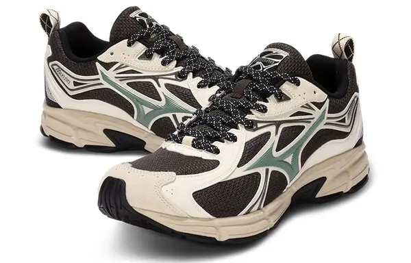 Mizuno Wave Rider "bamboo White - Beige/black