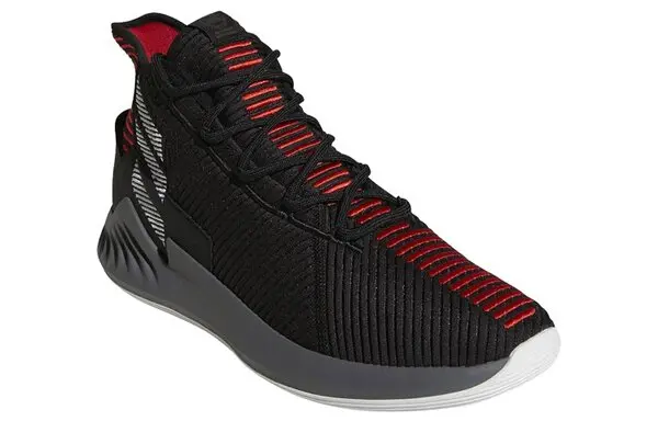 Adidas D Rose High Top Sneakers - Black