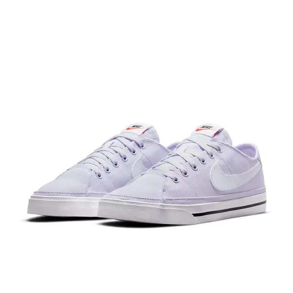 Nike Court Legacy Canvas Low Top Sneakers - Lavender