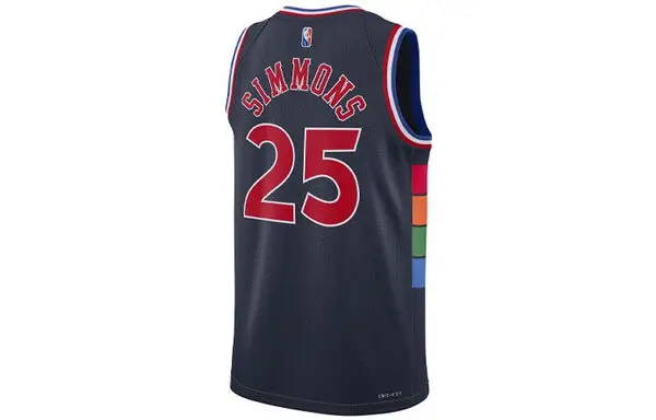 Nike X Nba Philadelphia 76ers Ben Simmons 25 Basketball Jersey