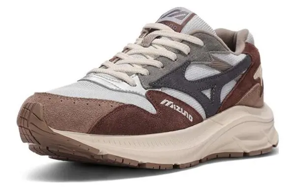Mizuno Pi Retro Low Sneakers - Brown/white/grey