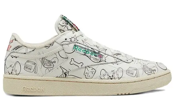 REEBOK X Tom & Jerry Club C 'sketch' Sneakers