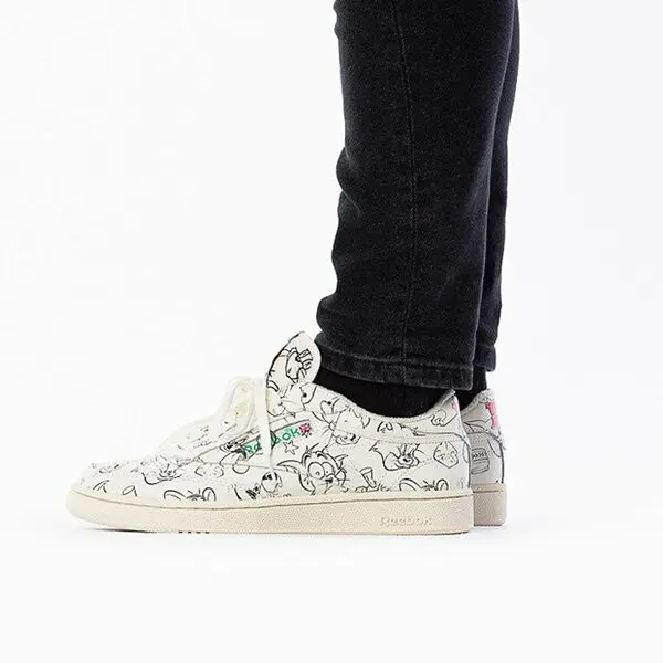 REEBOK X Tom & Jerry Club C 'sketch' Sneakers