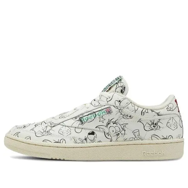 REEBOK X Tom & Jerry Club C 'sketch' Sneakers - Tan
