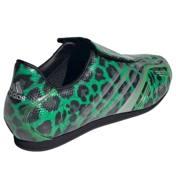 Adidas Taekwondo F50 'green Cheetah' Athletic Sneakers - Green/black