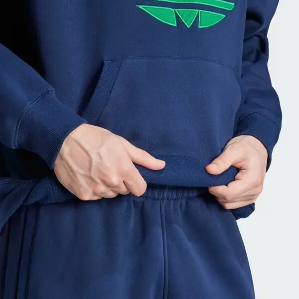 Adidas 70s Fleece Hoodie - Navy/blue