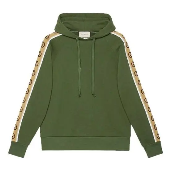 Gucci Knitted Cotton Hooded Sweater - Green