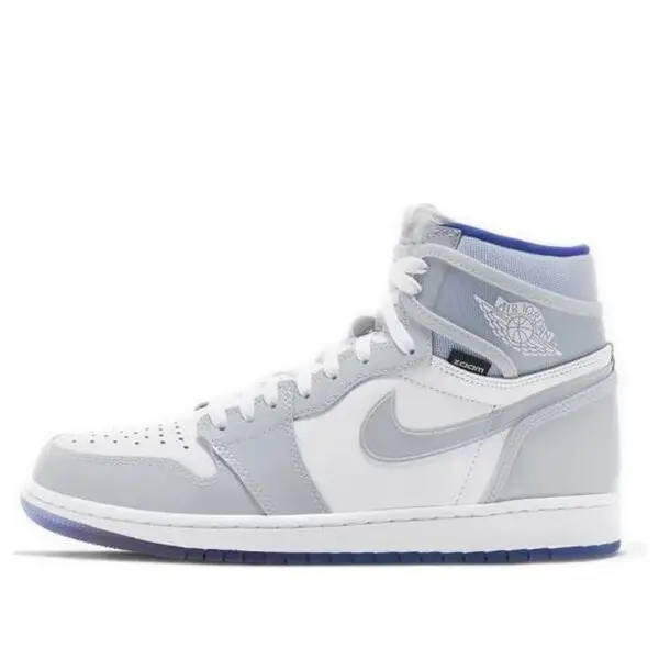 JORDAN 1 High Zoom "racer Blue" Sneakers - White/racer Blue