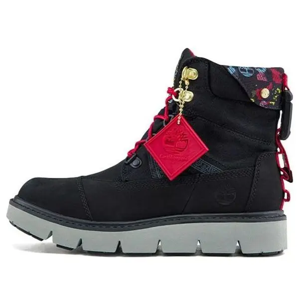 Timberland Raywood Ek+ Waterproof Boots - Black/white/red