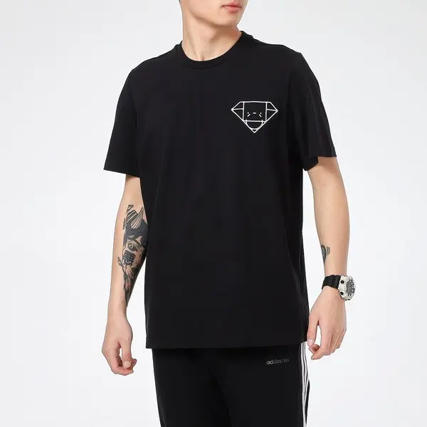 Adidas Diamond Tee Short-sleeved Breathable Running