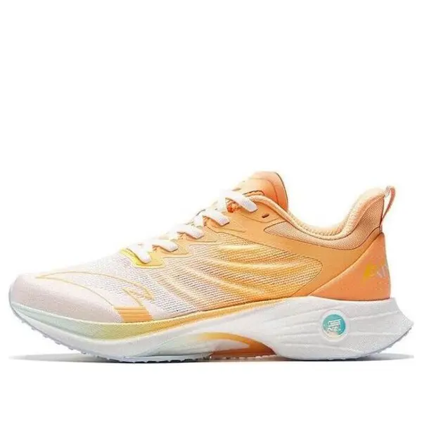 ANTA Mach 3 Athletic Sneakers - White/orange