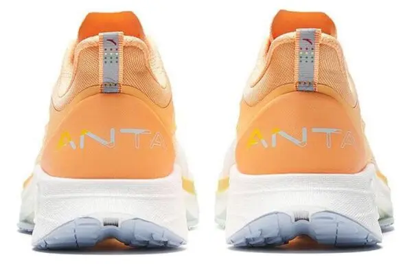 ANTA Mach 3 Athletic Sneakers - White/orange