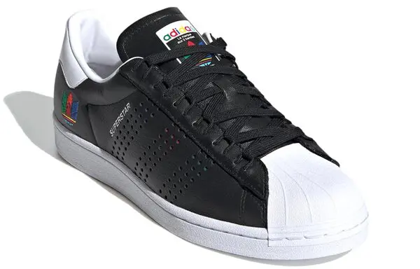 Adidas Superstar Athletic Sneakers - Black