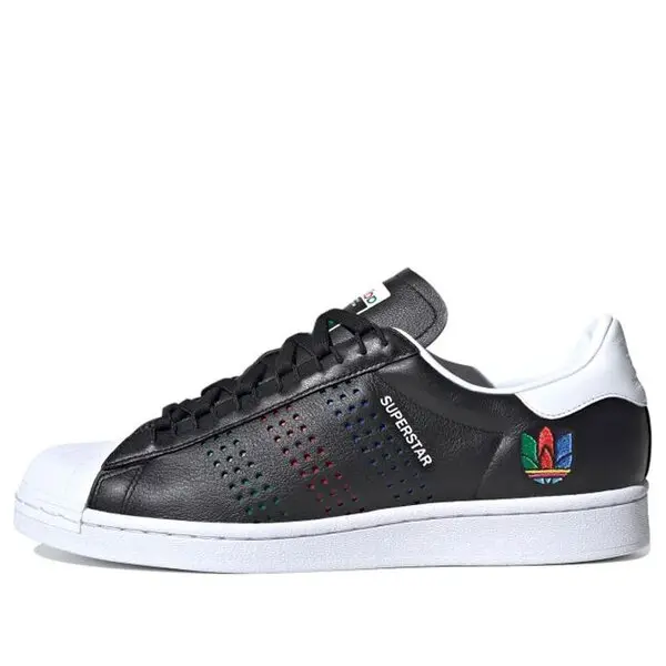 Adidas Superstar Athletic Sneakers - Black