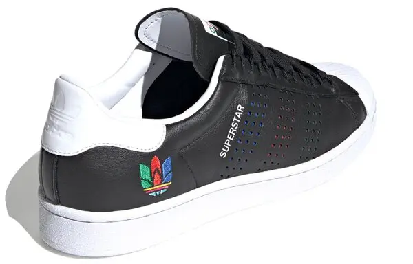 Adidas Superstar Athletic Sneakers - Black
