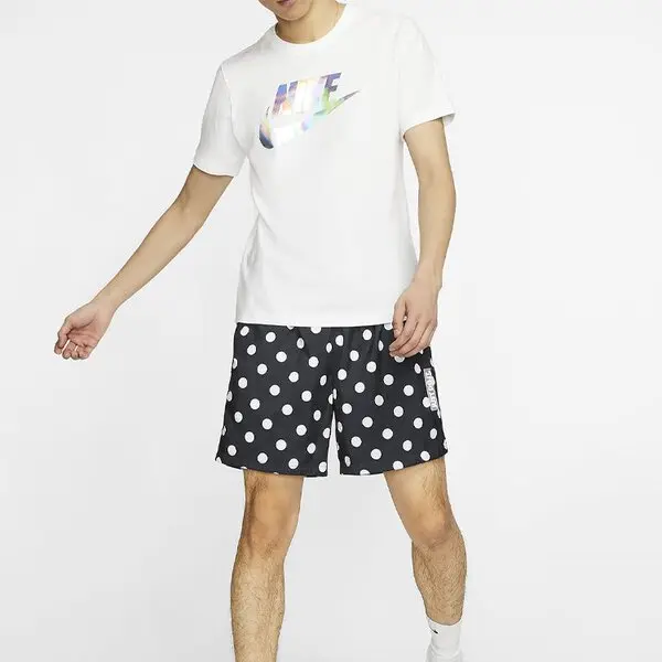 Nike Athleisure Casual Sports Short Sleeve - White