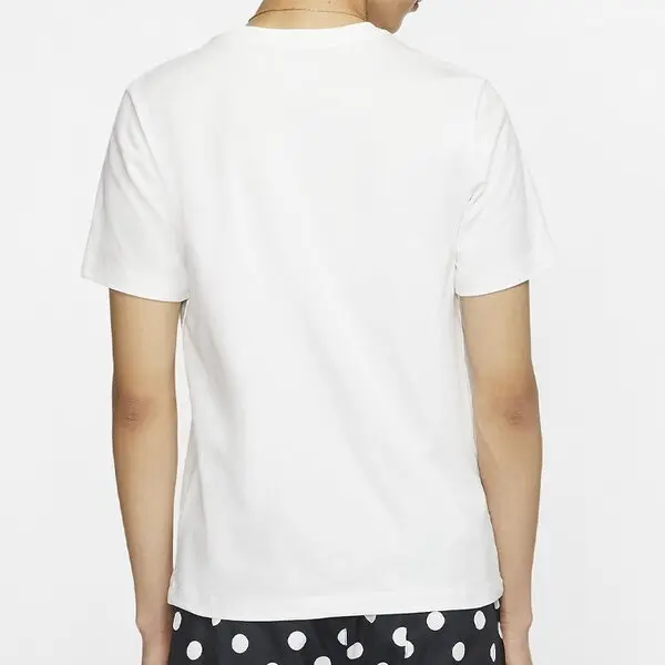 Nike Athleisure Casual Sports Short Sleeve - White
