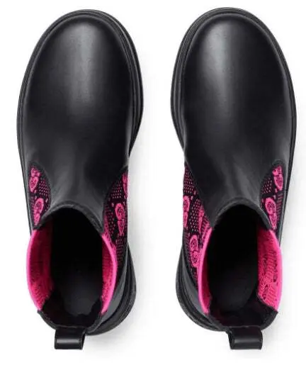 Gucci Gg Jersey Chelsea Boots