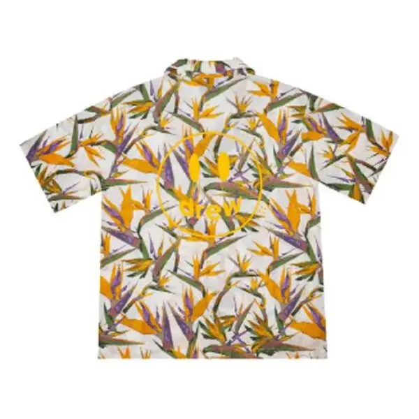 Drew House Rayon Camp Shirt - White