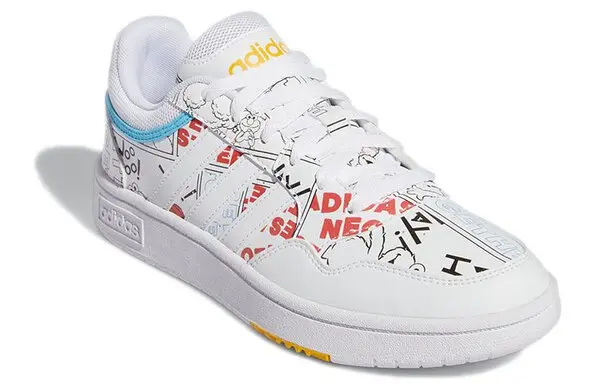 Adidas Hoops 3.0 Sneakers - White/black
