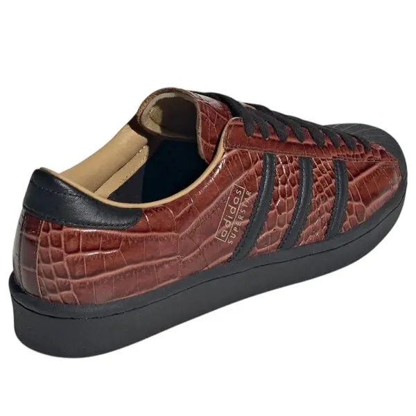 Adidas Superstar Vintage "brown Croc" Sneakers