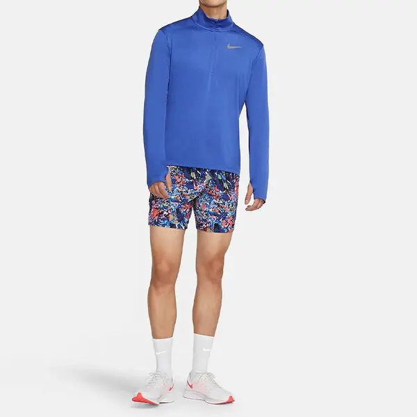 Nike Dri-fit Pacer Running Top - Blue