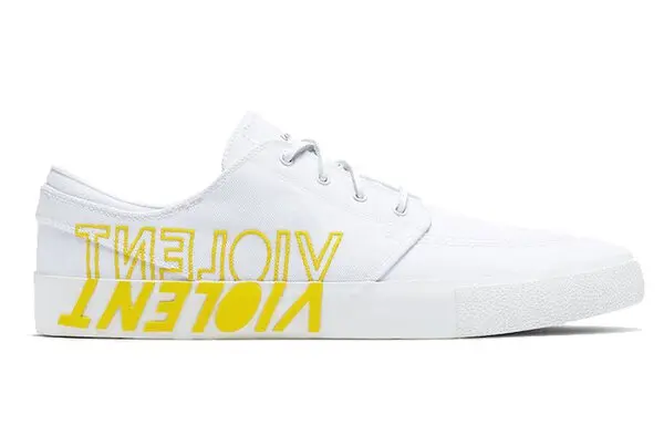 Nike Zoom Stefan Janoski Rm Qs "violent Femmes" Sneakers - White
